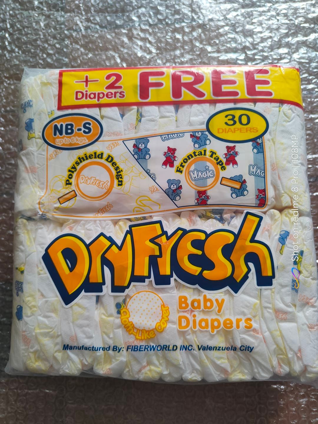 DRY FRESH DISPOSABLE DIAPERS 30PCS TAPE | Lazada PH