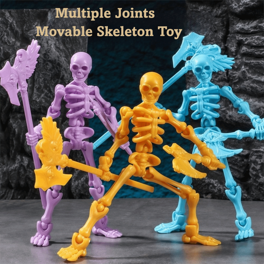 Unique Three-Dimensional Skeleton Action Figure Multi-Articulable Can ...