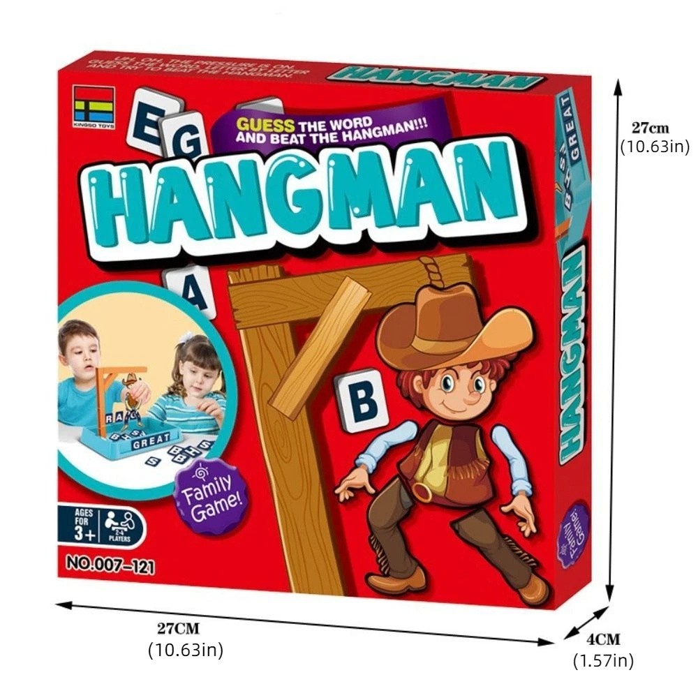 Educational Toy Multiplayer Magnetic Hangman Board Games Interactive ...