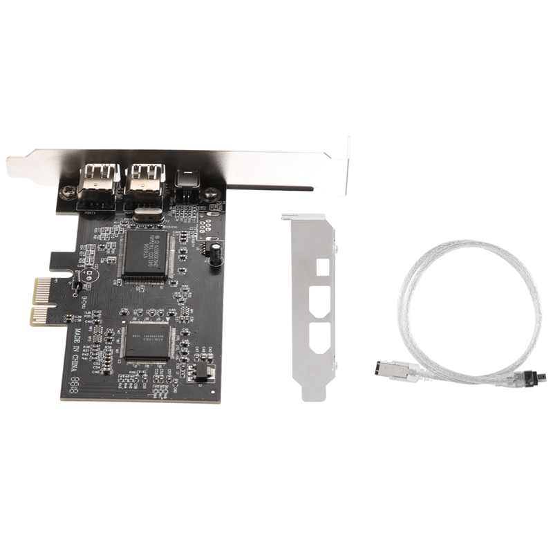 PCI-E PCI Express FireWire Card, IEEE 1394 Controller Card with ...