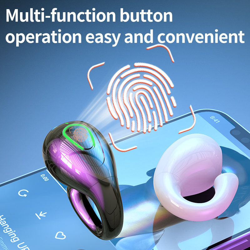 Wireless ear clip OWS open S20 Bluetooth earphones single ear air ...