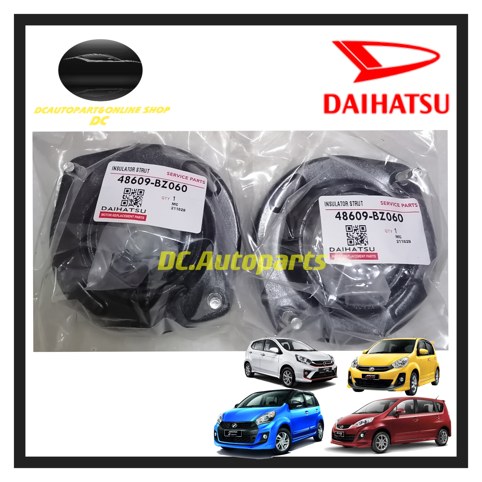DAIHATSU ABSORBER MOUTING FRONT PERODUA ALZA MYVI KANCIL KELISA KENARI ...