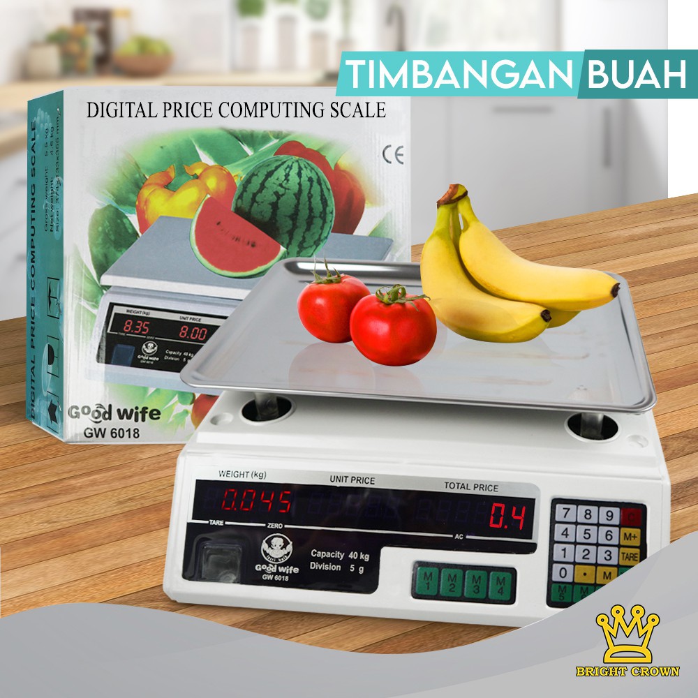 Timbangan Laundry 40Kg Timbangan Buah Good Wife Timbangan Digital ...