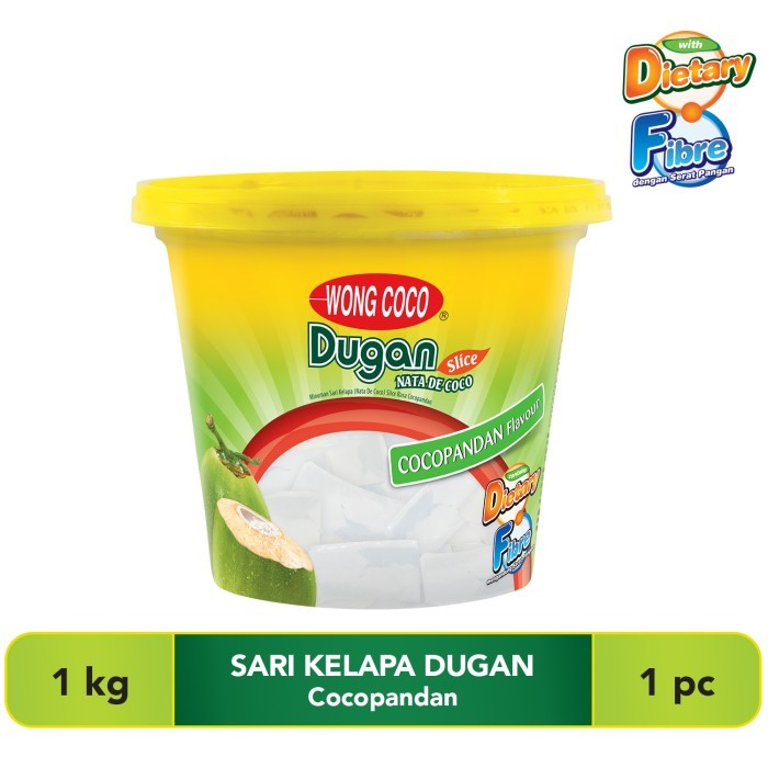 Wong Coco Nata De Coco Cubes irisan tipis / Dugan Slice / sari kelapa ...
