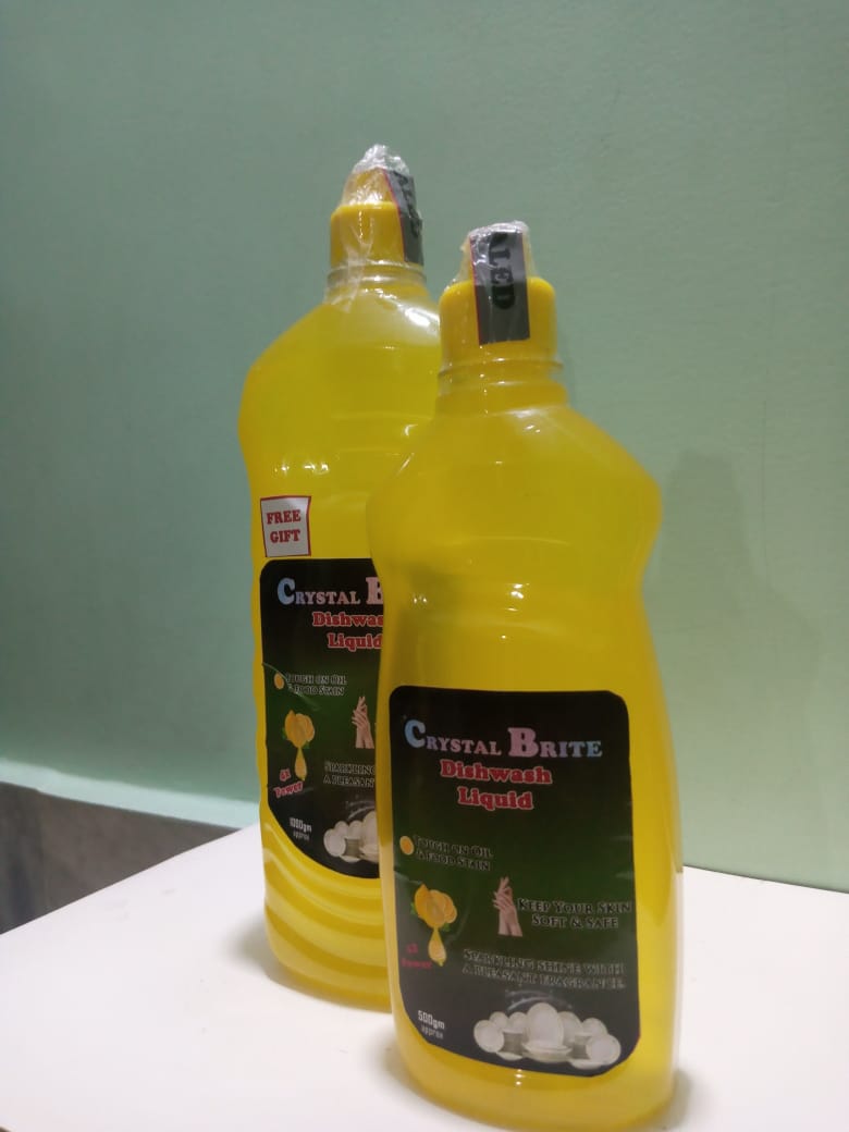 Crystal Brite Dishwashing Liquid - Extra Strong Liquid Dish Wash ...