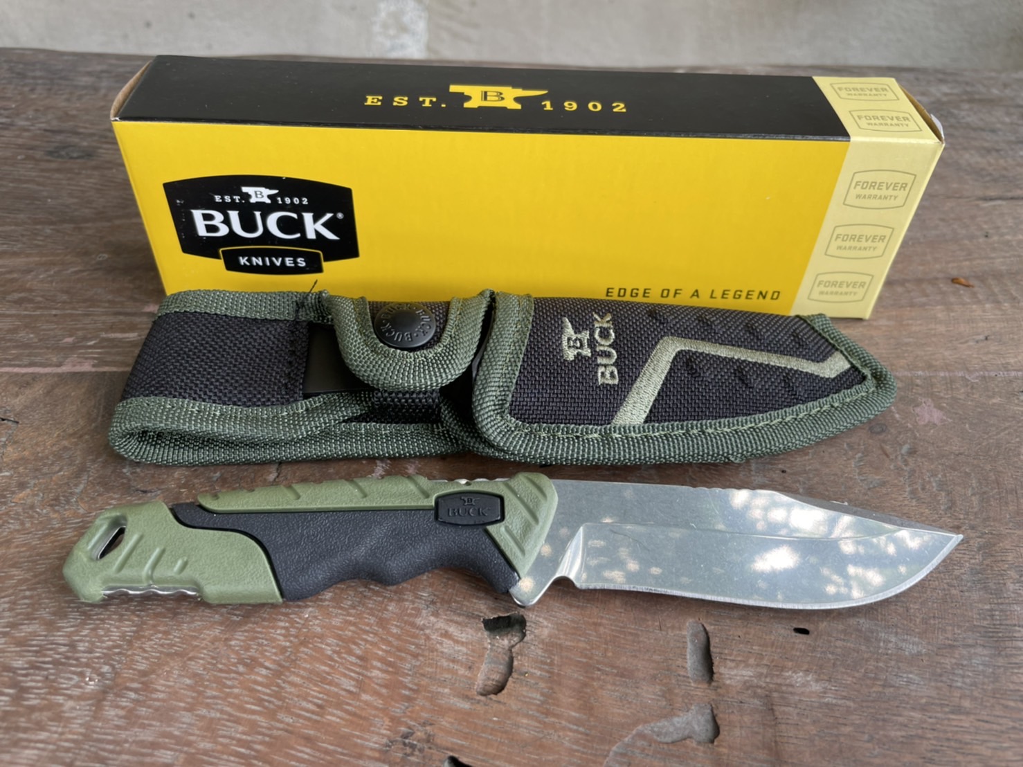 BUCK 658 PURSUIT SMALL (0658GRS-11891)#มีดใบตาย - ChonburiOutdoor Shop ...