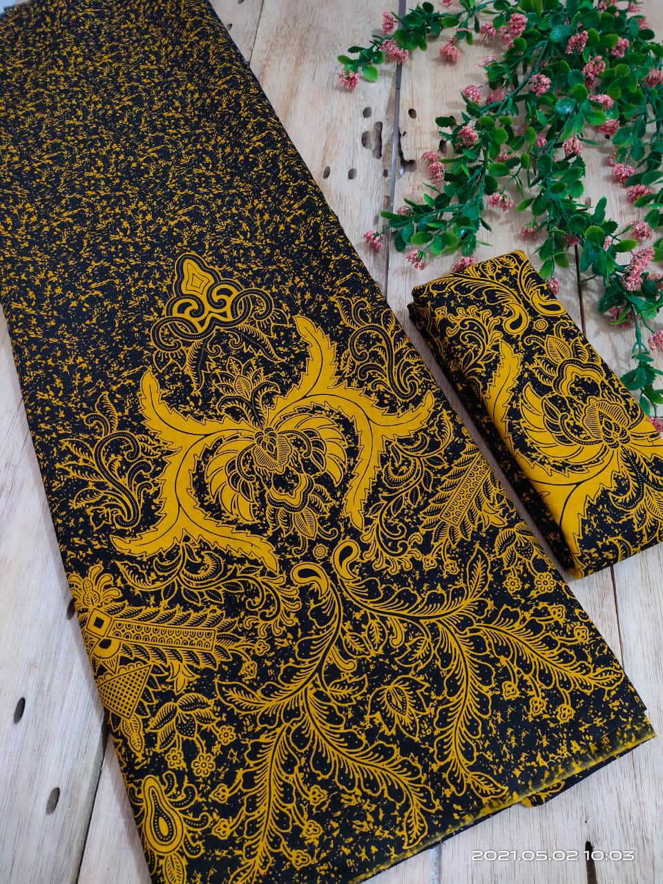 Kain Batik Printing Halus Motif Abstrak Sidomulyo Kain Meteran Bahan Baju Seragam Bridesmaid ...