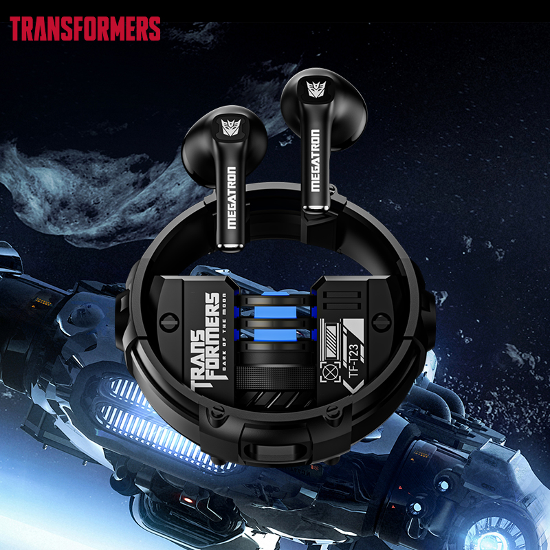 Transformers TF-T23 Wireless Bluetooth Headset Bluetooth5.4 Ultra Low Latency Rotary Warehouse ...