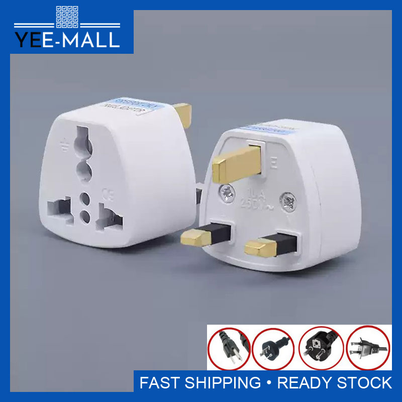 Universal 3 Pin Plug Adaptor 2 Pin US EU CHINA Multi Pin To Malaysia 3 ...