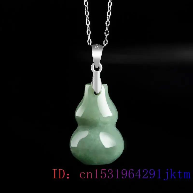 Burmese Jadeite Gourd Pendant Gifts for Women Fashion Man Necklace ...