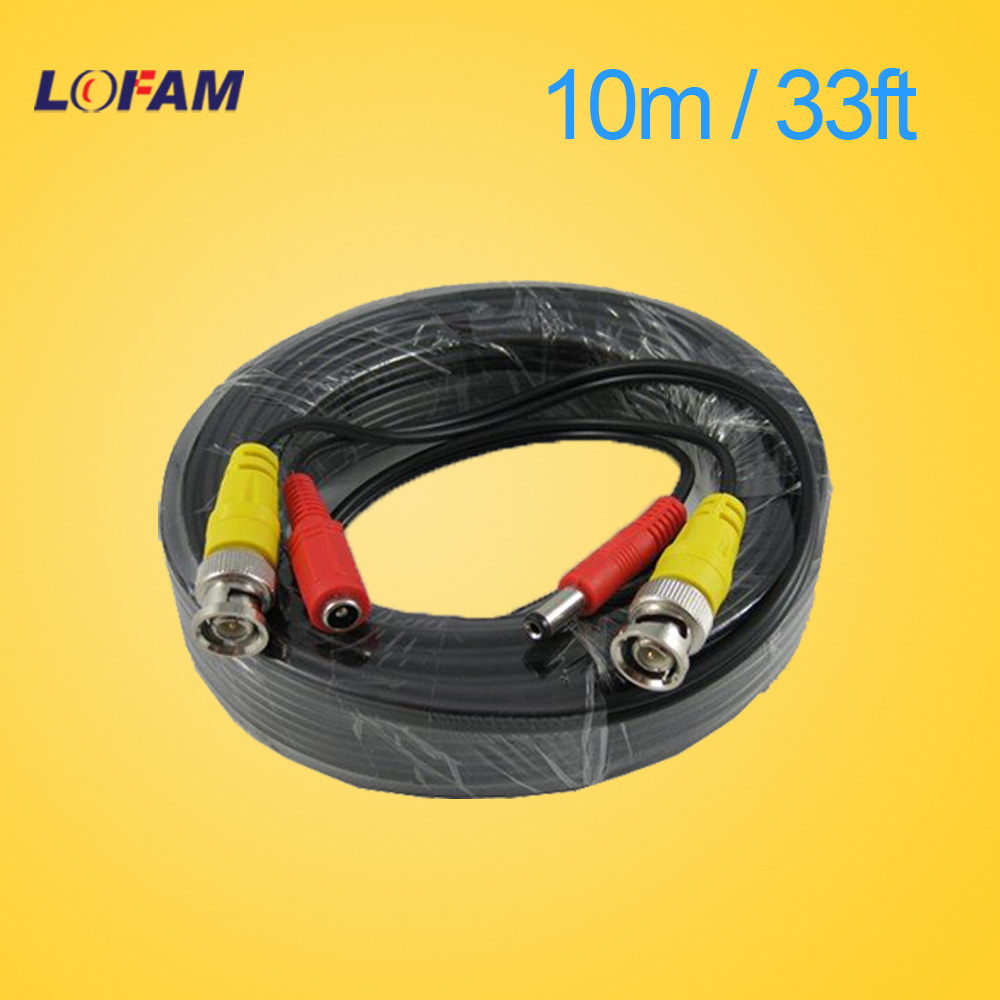 【SkinHorizon】LOFAM BNC Video Power Siamese Cable 33ft 10m CCTV DC BNC ...