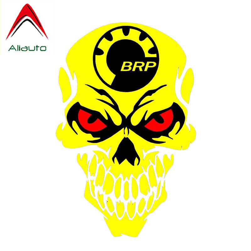 【Hottest Trends】Aliauto Cool Car Sticker Individual BRP Skull ...