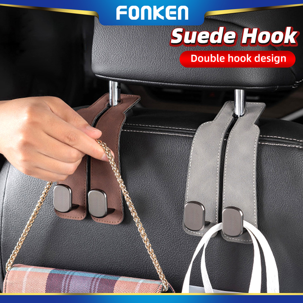 FONKEN Car Seat Back Hook Car Rear Front Seat Hanger Interior Car Metal ...