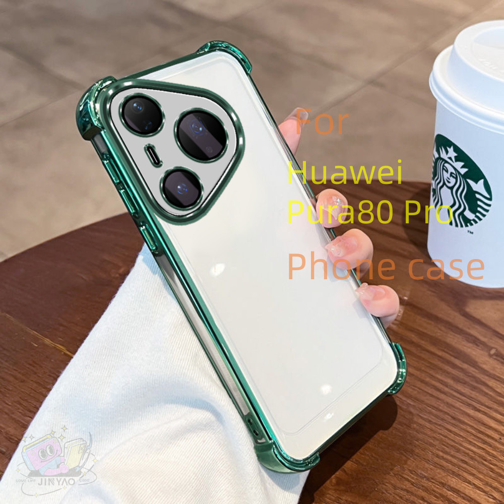 【Luxury】For Huawei Pura80 Pro Phone Case Transparent Lens Protector ...