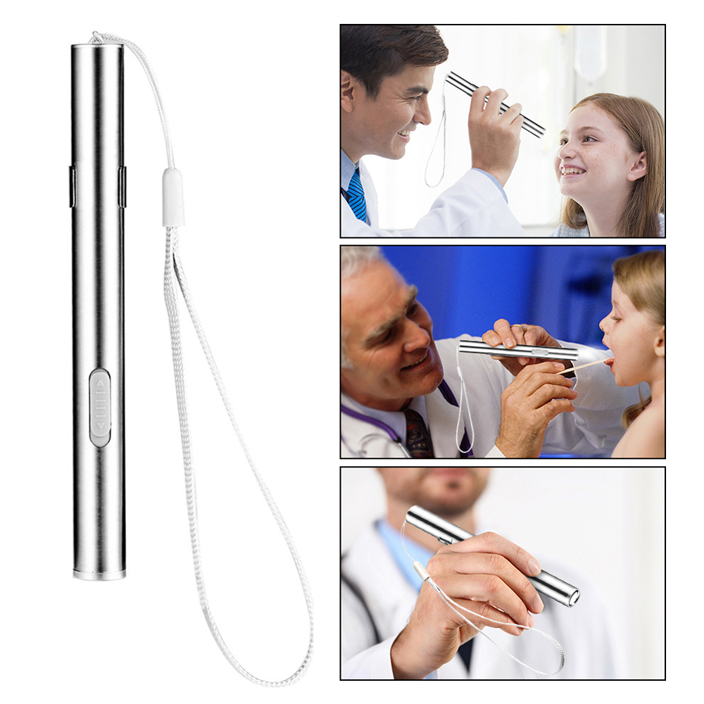 【HOT SALE】 Mini Portable Medical Handy LED Pen Light USB Rechargeable ...