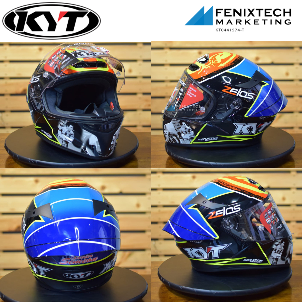KYT TT COURSE FULL FACE HELMET | TOPI KELEDAR KYT FULL FACE | Lazada