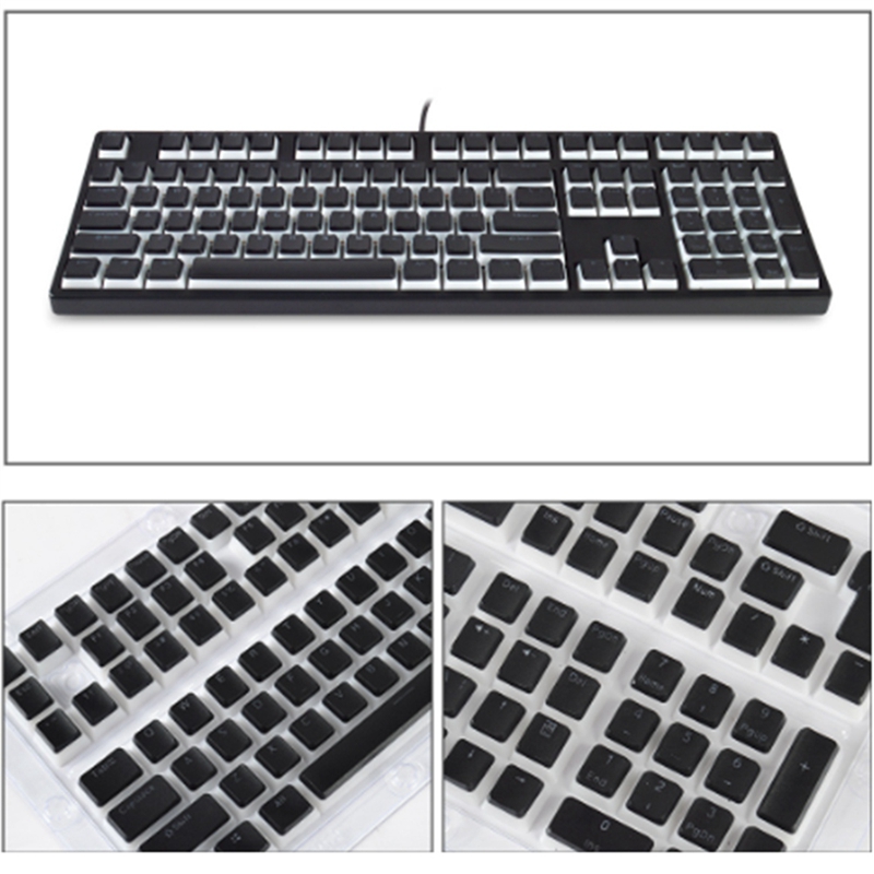 Pudding Keyboard Hat Box Mechanical Keyboard Double Skin Milk ...