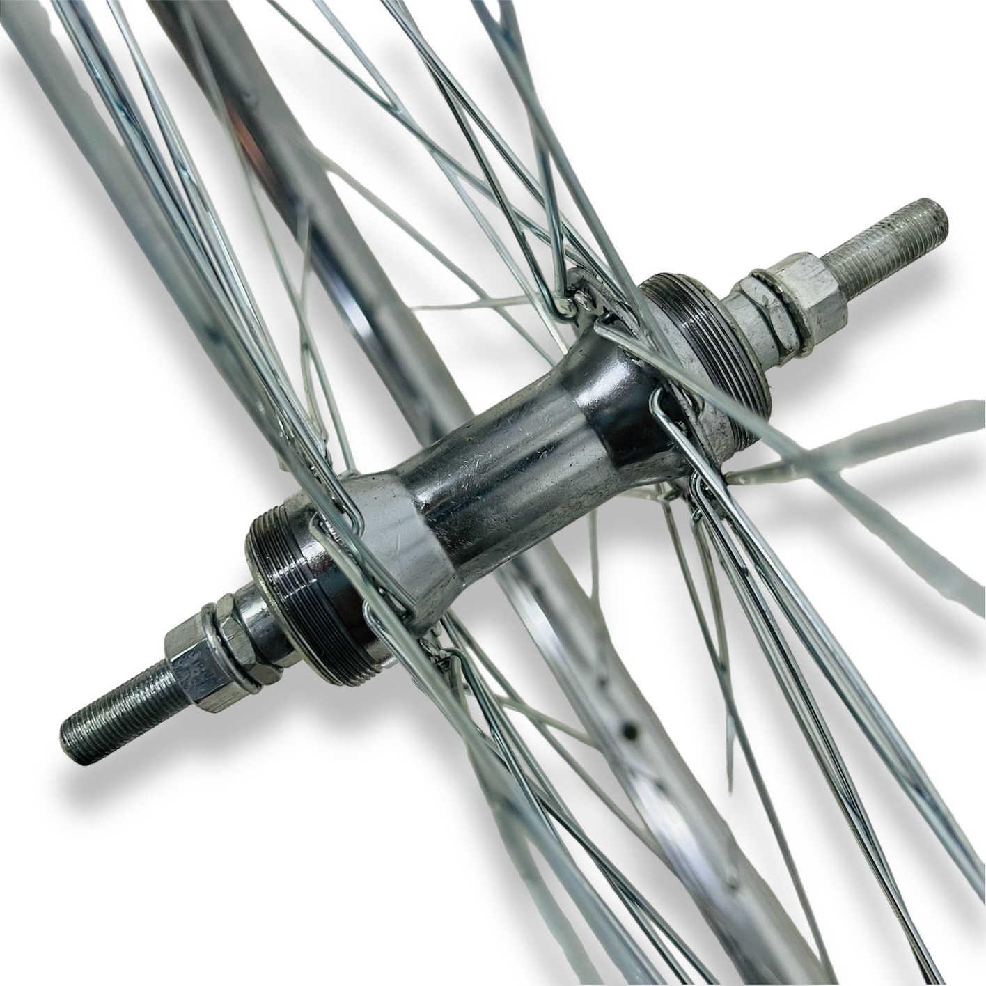 Bicycle Steel / Alloy Rim, Double Side Thread Hub 36/36 Holes 24 and 26 ...