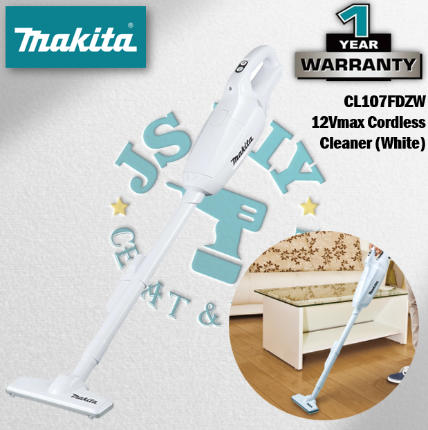 MAKITA CL107FDZW / CL107FDWYW 12Vmax Cordless Cleaner ( WHITE ) | Lazada