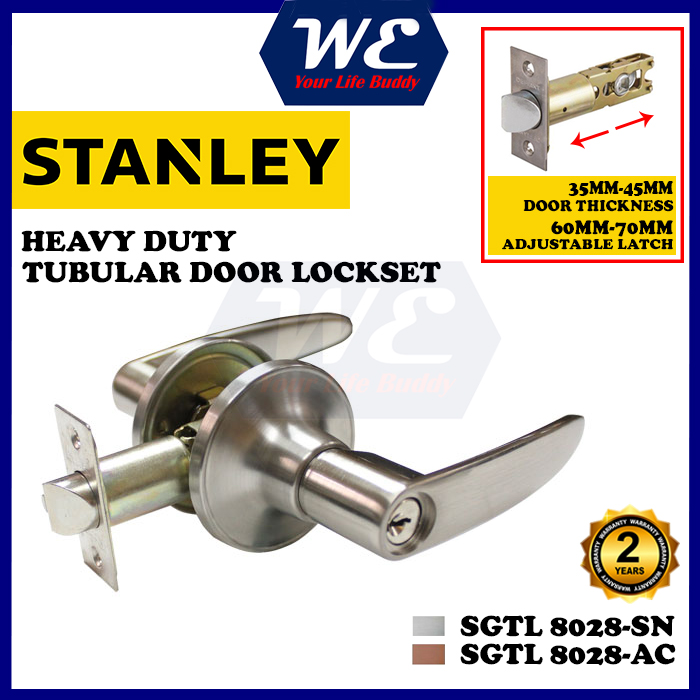 [100% Original] STANLEY Tubular Lever Lock SGTL8028SN/AC - 2 YEARS ...