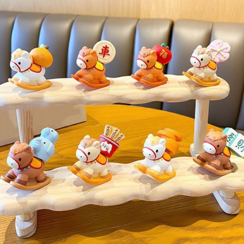 Car Interior Ornament Cartoon 2026 Horse Year Mascot Ornaments Cute ...