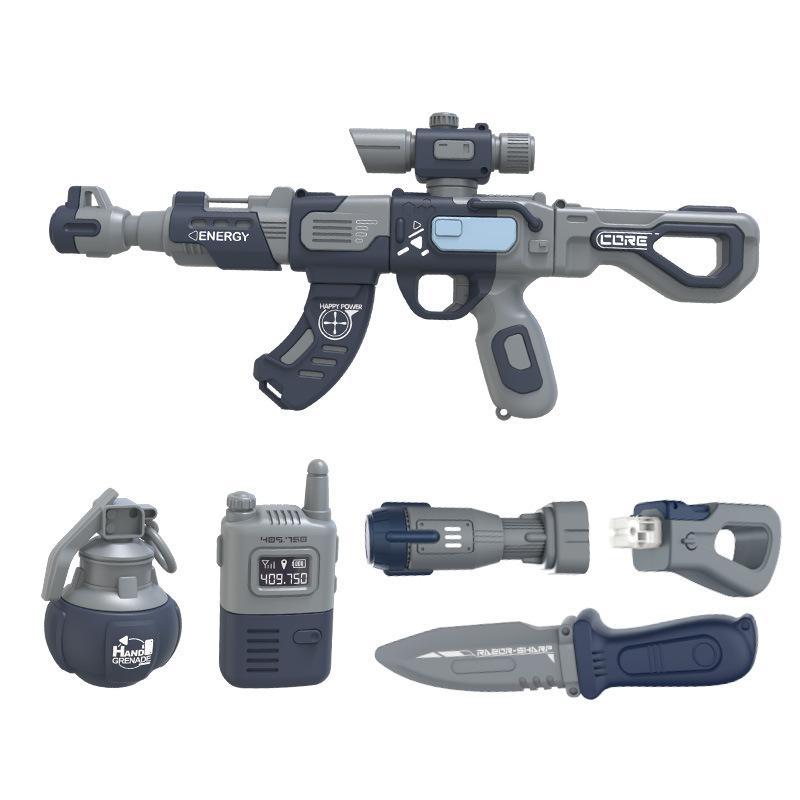 11/14 pcs Magnetic Toy Gun DIY Assembly Building Blocks Blaster Set ...