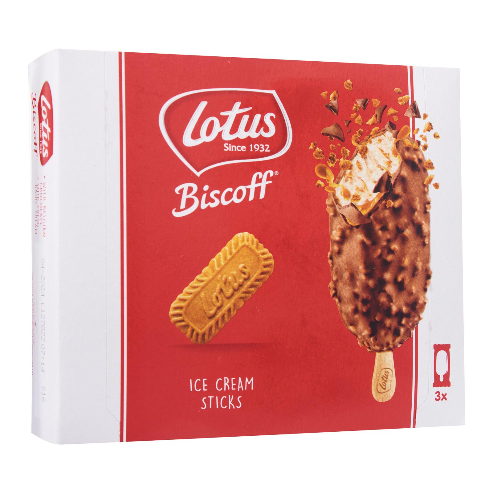 Lotus Biscoff Ice Cream Milk Chocolate Sticks 3X90ML | Lazada Singapore