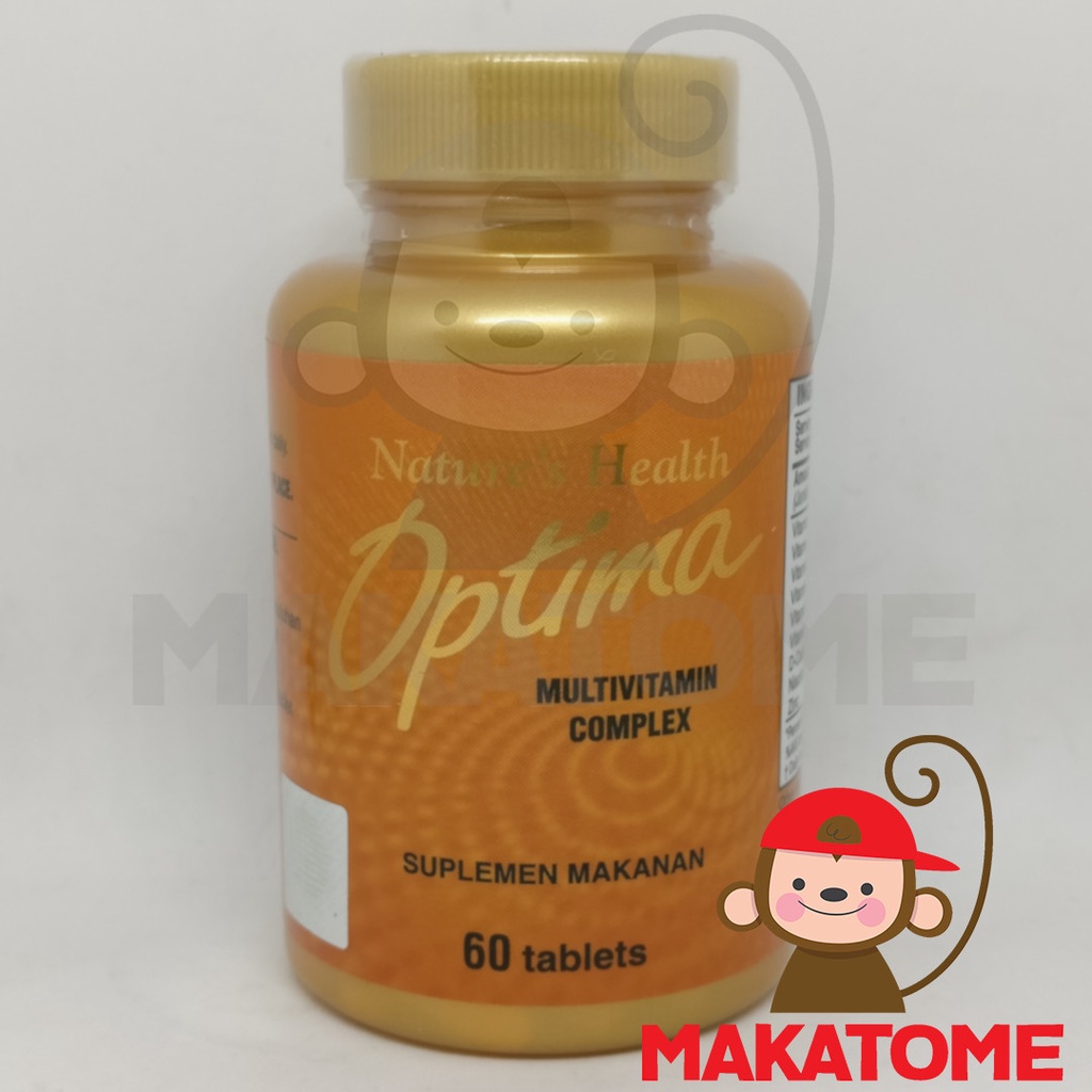 (ORIGINAL) Nature's Health OPTIMA MULTIVITAMIN Complex 60 tablet ...