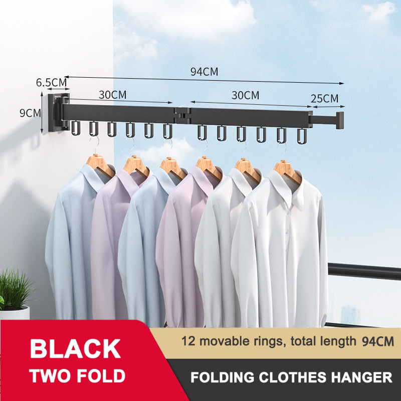 Wall Mounted Clothes Drying Rack Laundry Drying Rack Space Saver ...