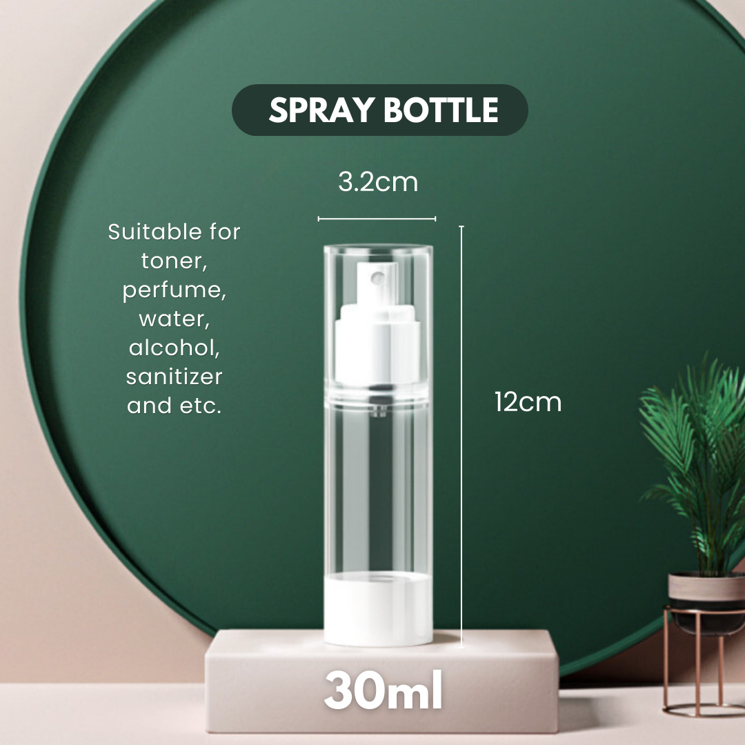 mixshop Travel Vacuum Dispenser, Refillable Liquid, Mist, Spray, Pump ...