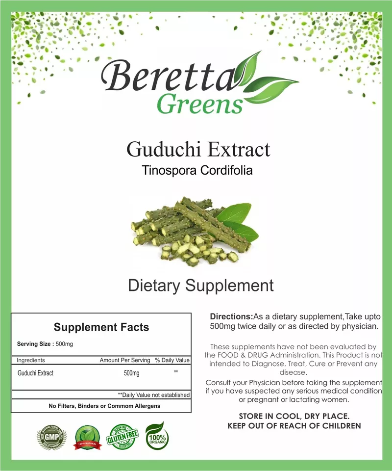 Guduchi Extract 100% Pure Powder Tinospora Cordifolia Boosts energy ...