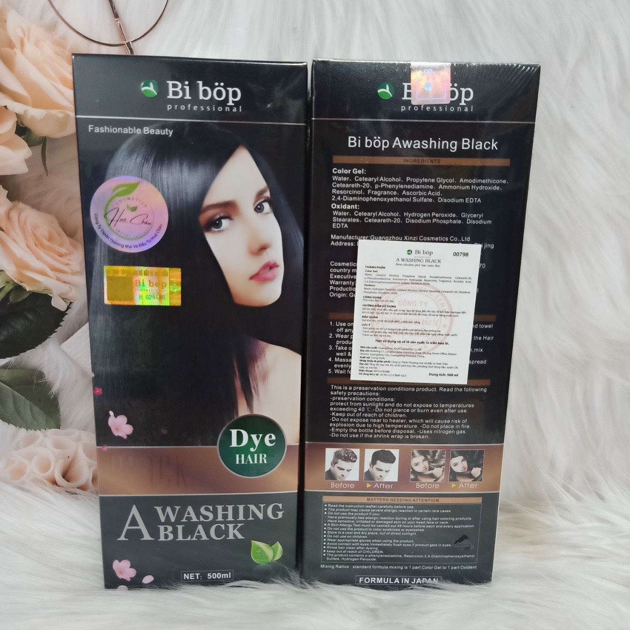 Dầu Gội Nâu Gội Đen Bibop Mẫu Mới 2022 chai 500ml | Lazada.vn