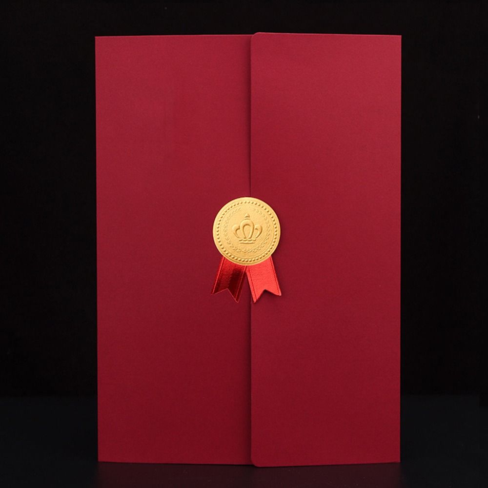 Graduation A4 Award Certificate Holder Three-fold Page Paper Envelope ...
