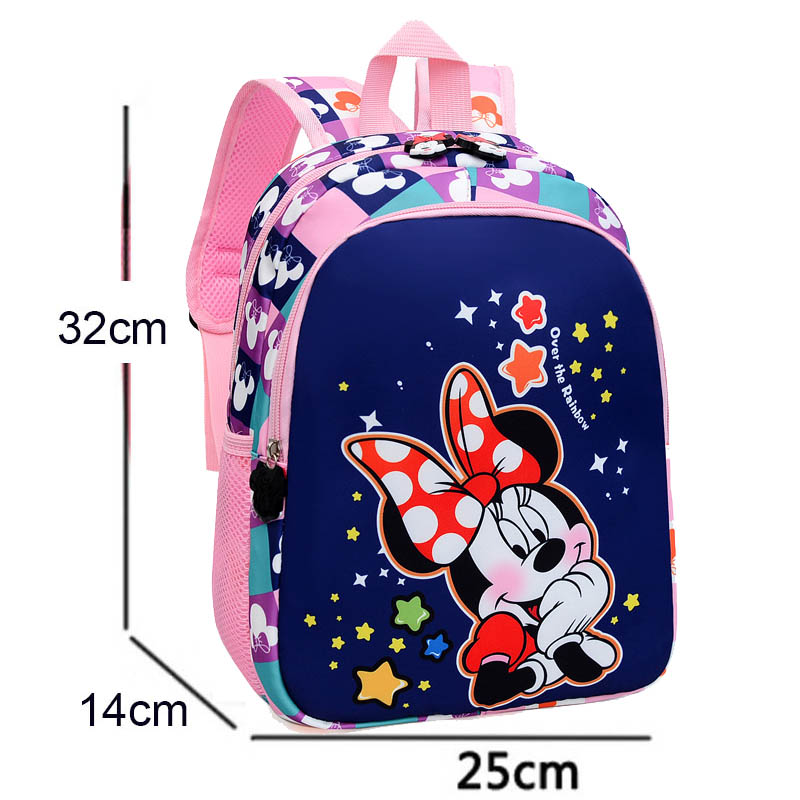 Minnie Mouse Cartoon School Bags Girls Backpack Children Primary ...