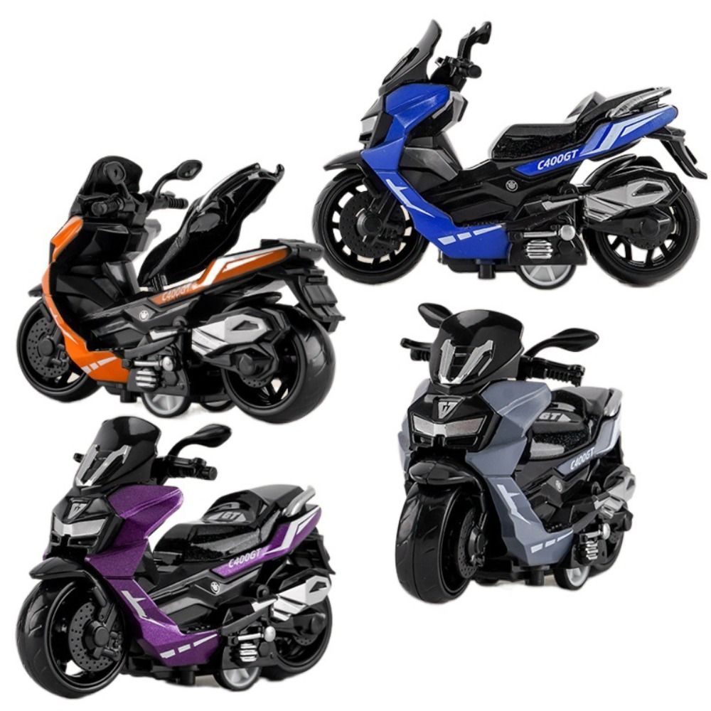 Portable Pull-back Motorcycle Model Miniature Diecast Mini Motorcycle ...