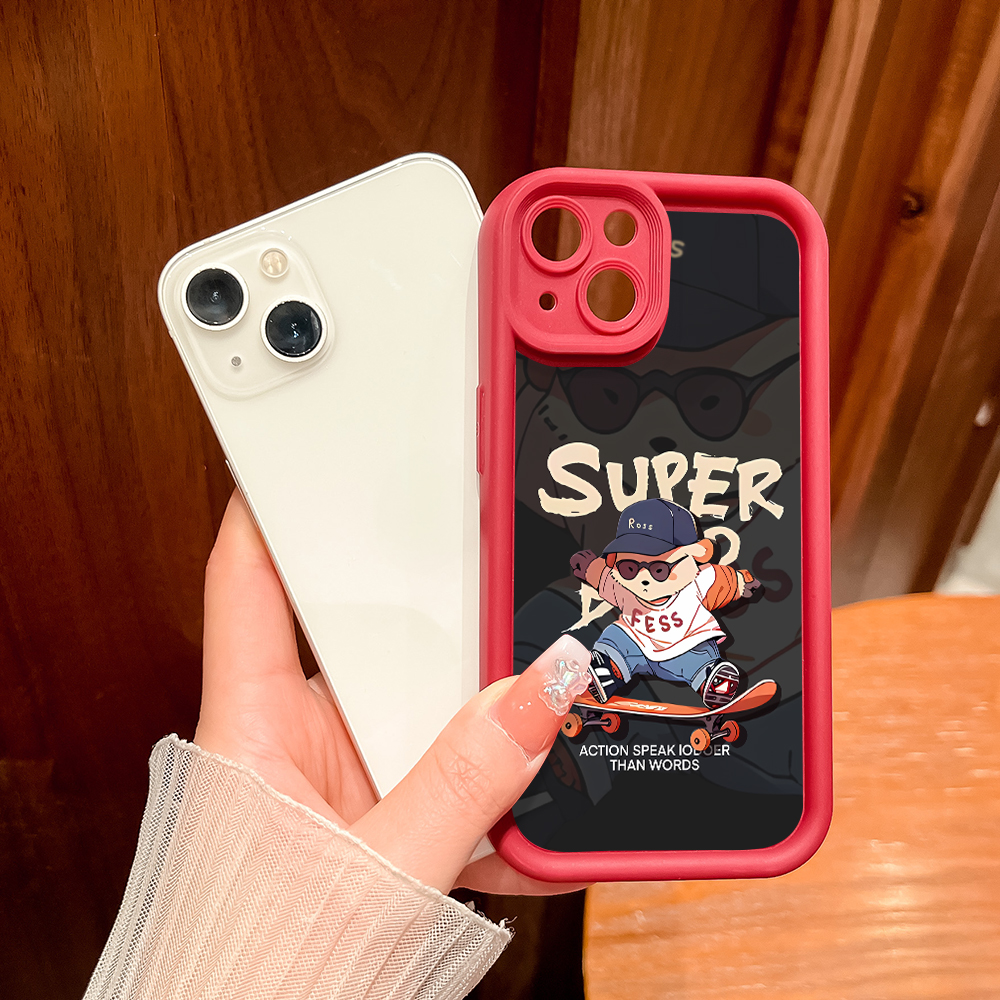 Jizetin for Samsung A22 4G M22 Back Cover Skate Board Ladder Camera ...