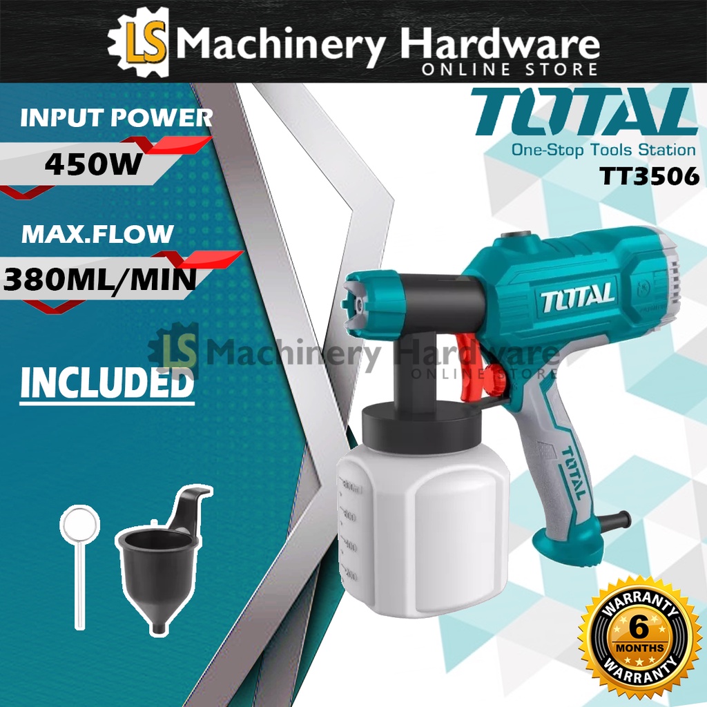 Total Spray Gun (450W) TT3506 - 6 Months Warranty | Lazada