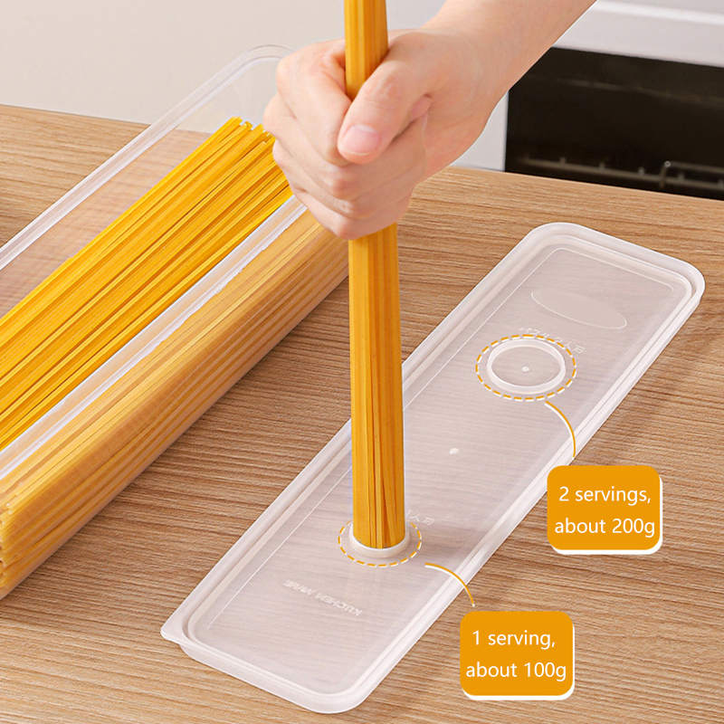 Noodle Storage Box Plastic Spaghetti Preservation Box Food Holder Fresh ...