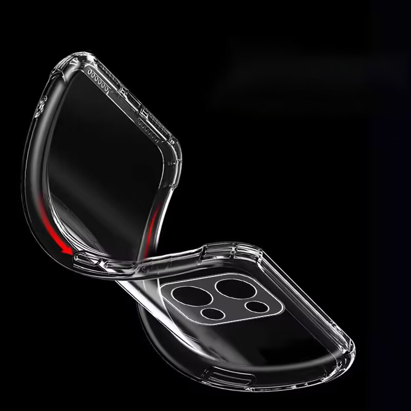 tzmar for Oppo Reno 13 Pro Transparent TPU Phone Case Shockproof ...