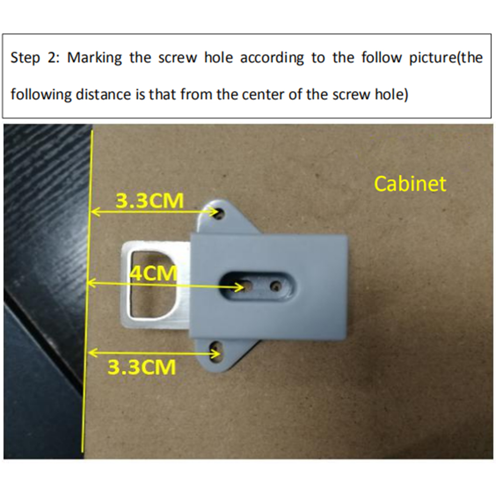 T3 Invisible Sensor Chest of Drawers Smart Lock IC Shoe Drawer Door ...