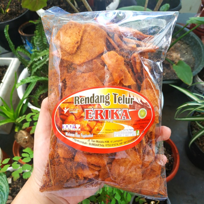 Rendang Telur/Rendang/Makanan Ringan/Snack Kiloan 200gr ERIKA | Lazada ...