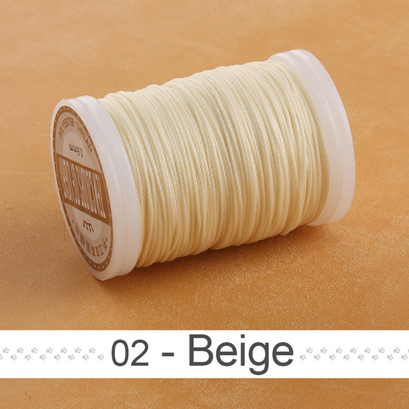 2021 Leather Craft Sewing Leather Round Wax Thread 0.6 mm Round Wax ...