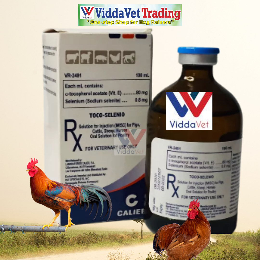 [made in Spain] 100 ML TOCO SELENIO / Oral solution for Poultry / Solution for Injection for ...