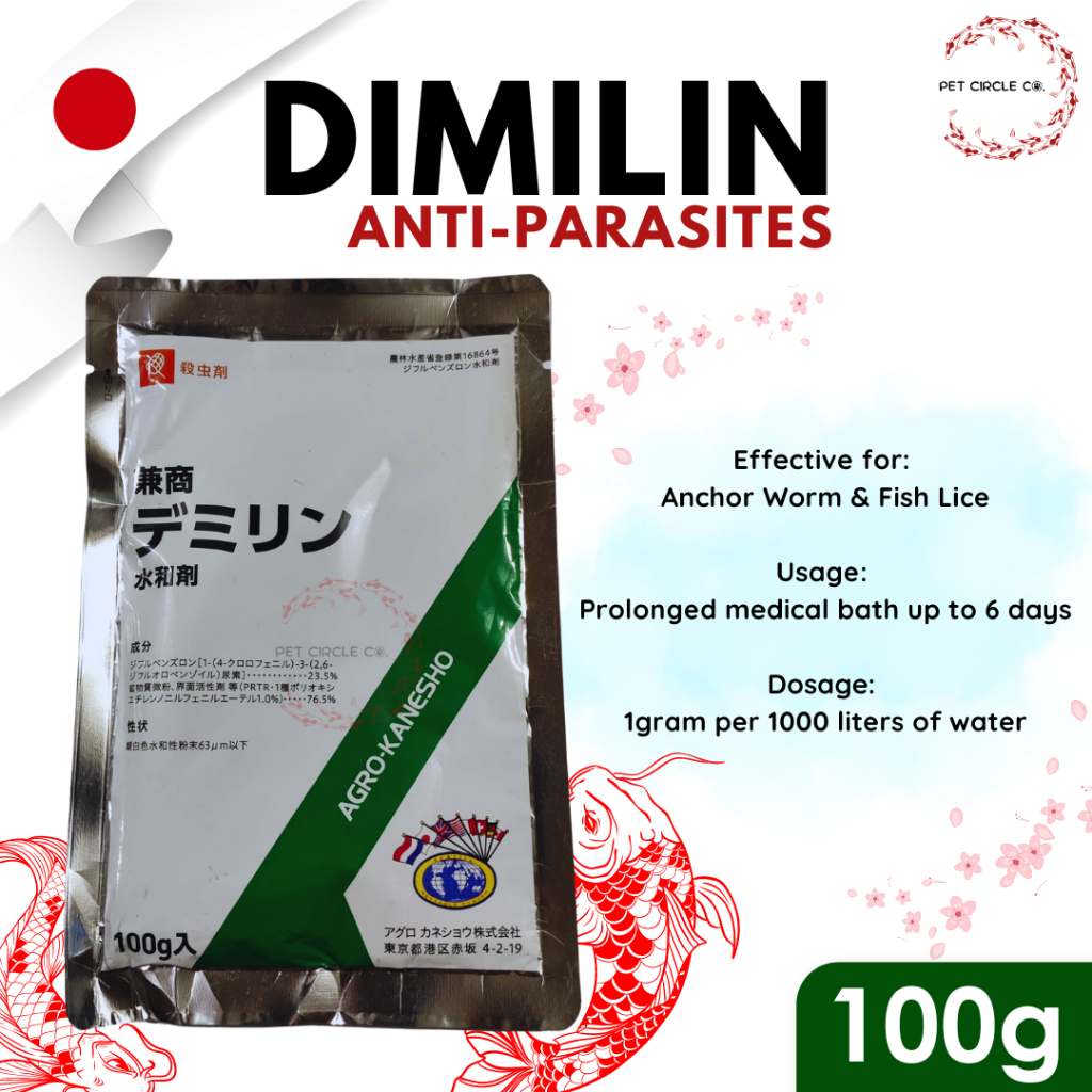 Pure Dimilin Antiparasites for Fish 100g Made in Japan | Lazada PH