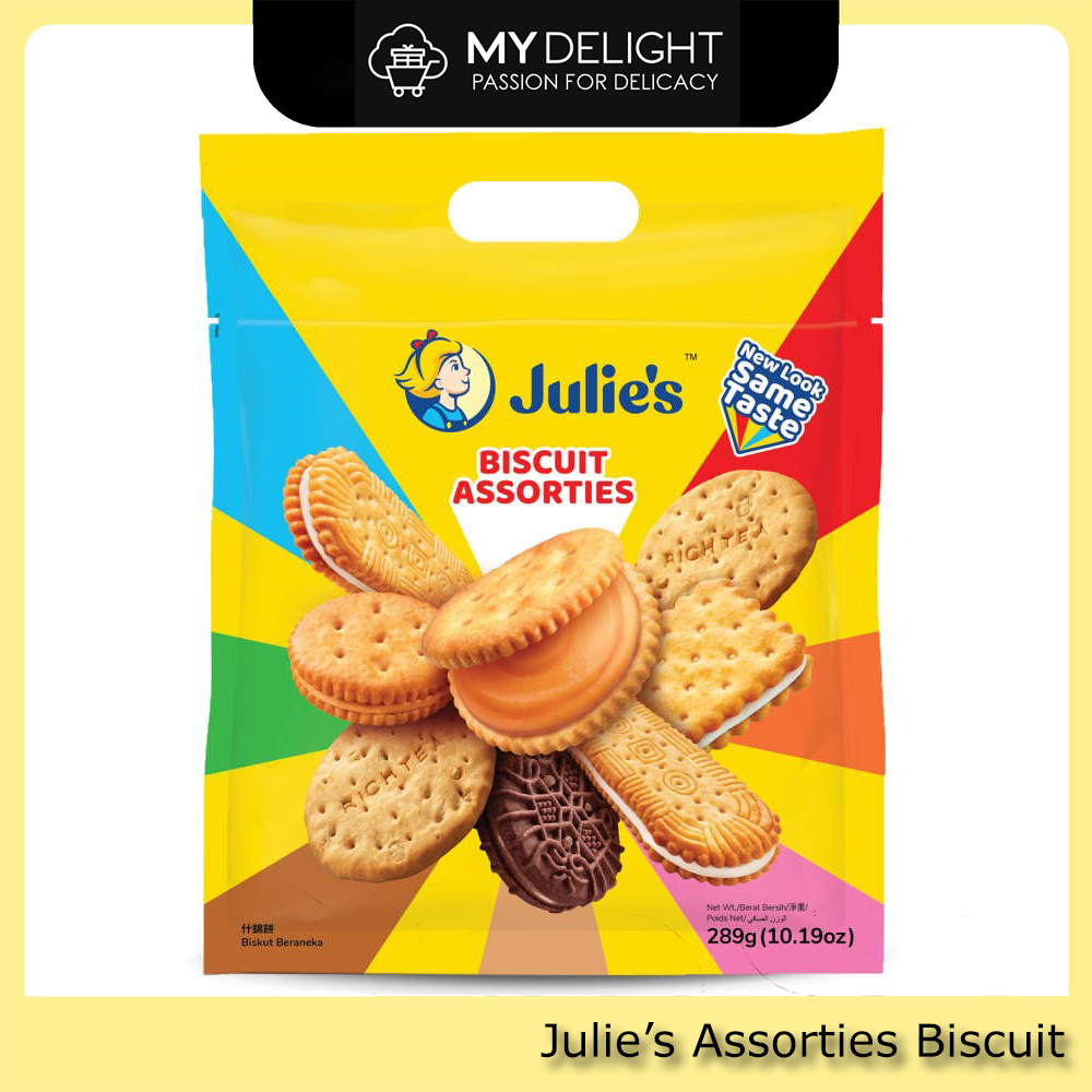 Julie's Cheese Milk Cracker Choco More Sandwich Assorted Biscuit ...