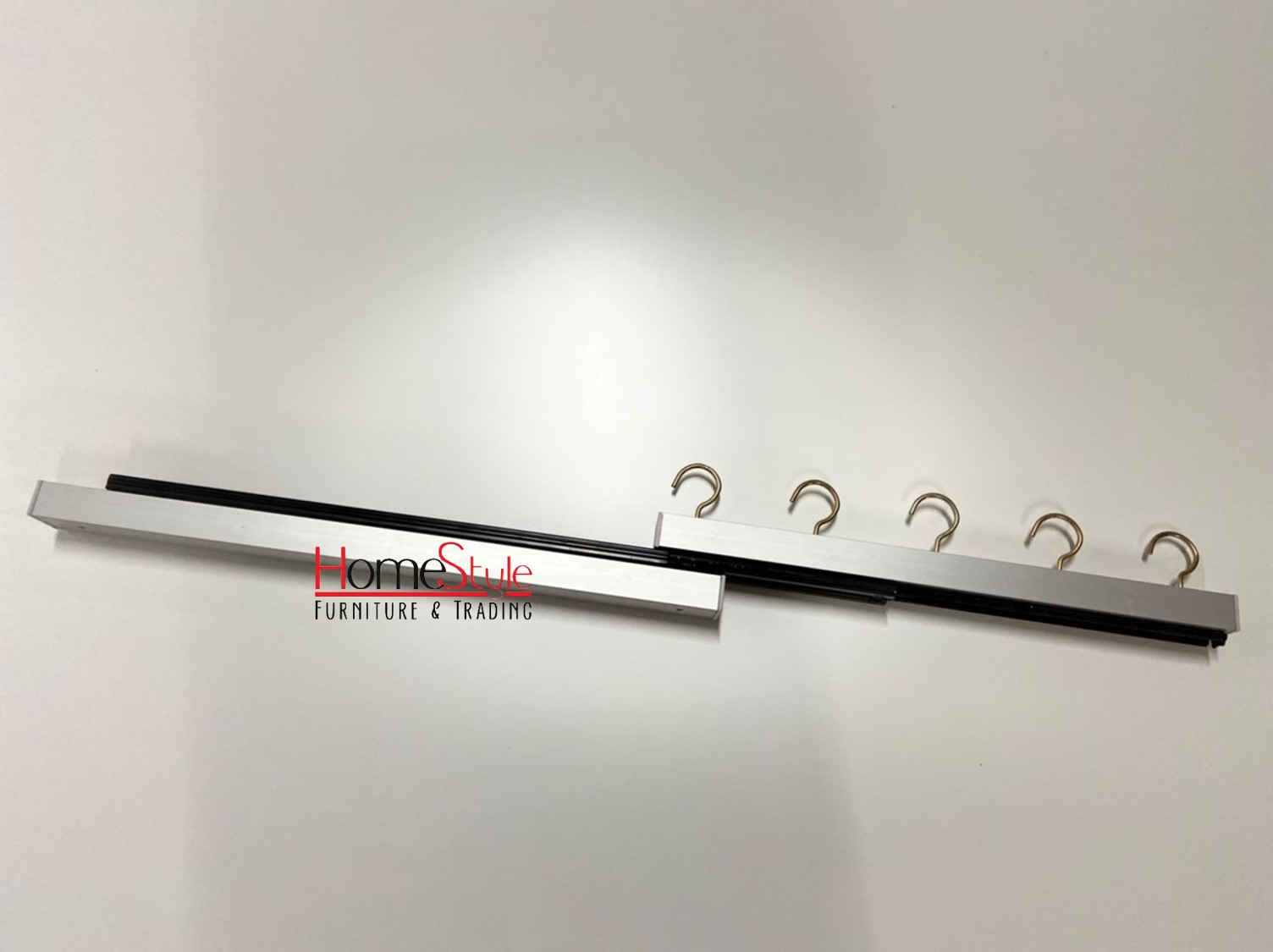 Kitchen Pull out pan hanging rack (Rak Kuali Dapur Tarik)/ RAK RAIL ...