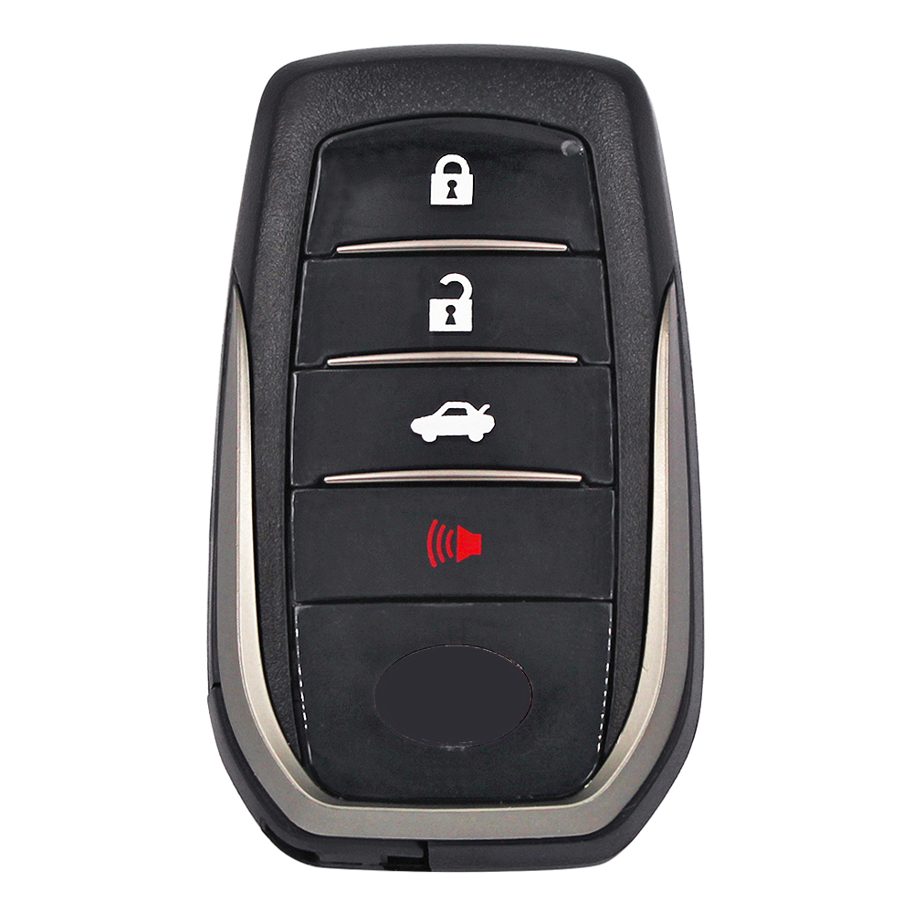 2/3/4 Buttons Remote Key Fob For Toyota Fortuner Prado Camry Rav4 ...
