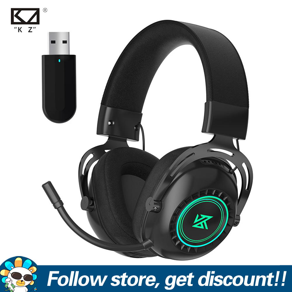 KZ GP20 True Wireless Game Headset 2.4G Bluetooth 5.0 RGB Monitor ...