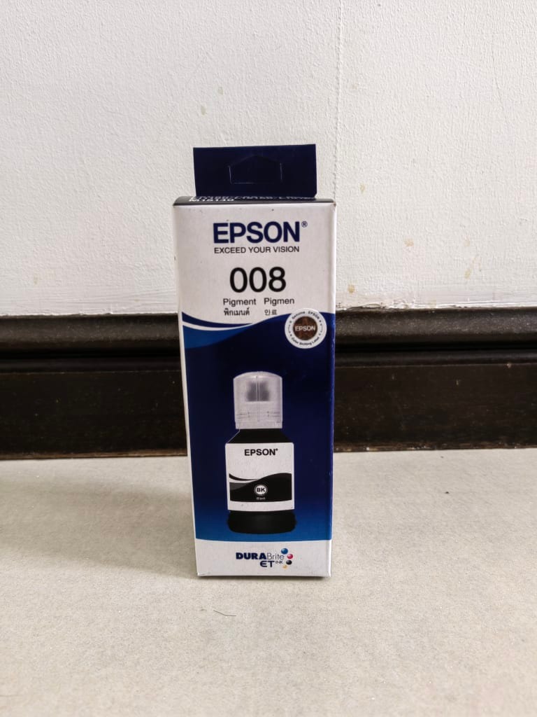 Genuine Epson Ink 008 Black | Lazada PH