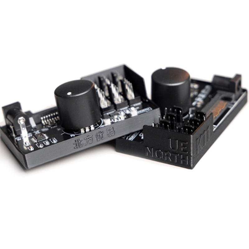 Computer Fan Speed Controller High Power Hub Sata Power Controller NAS Server Fan Speed Control ...